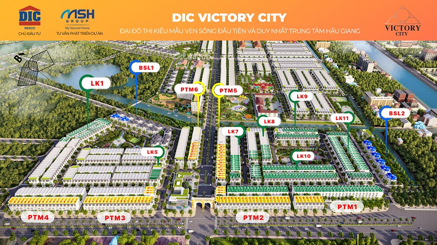 TỔNG QUAN DỰ ÁN DIC VICTORY CITY HẬU GIANG - AN VƯỢNG LAND